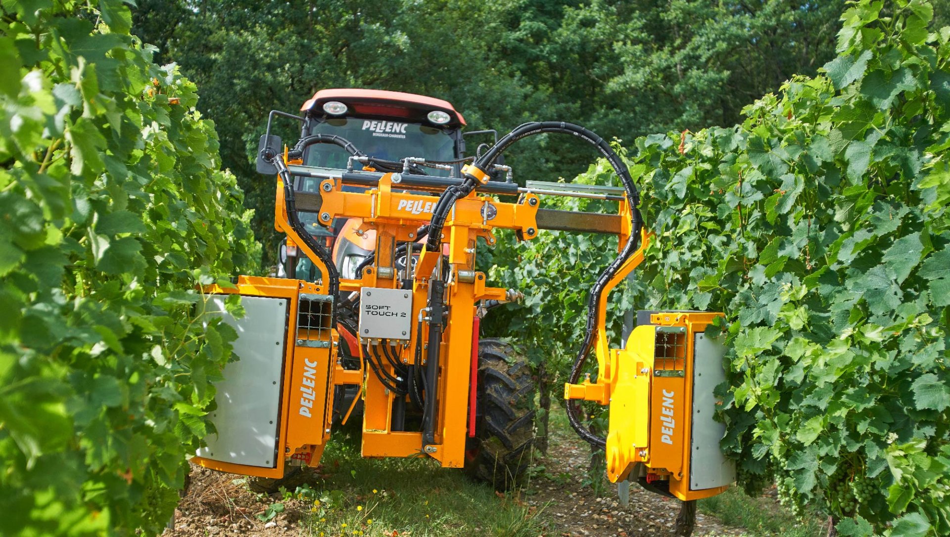 SOFT TOUCH 2 LEAF REMOVER MOUNTED ON AN IN-THE-ROW TRACTOR » Equipment ...