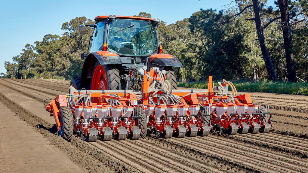 KUBOTA Vegetable Planter VP1000F Folding Series » Equipment At Nicholls