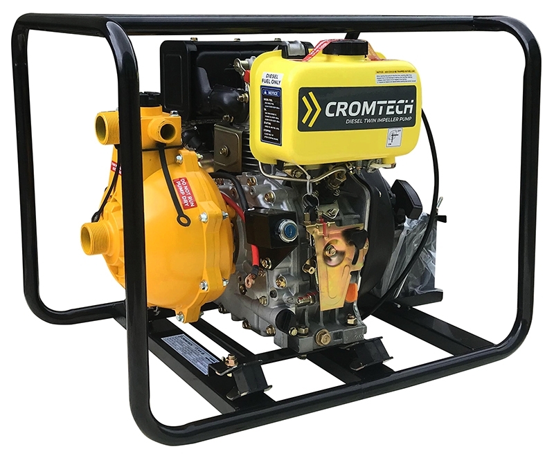 Cromtech Twin Impeller Pump Diesel 5.3hp » Equipment At Nicholls